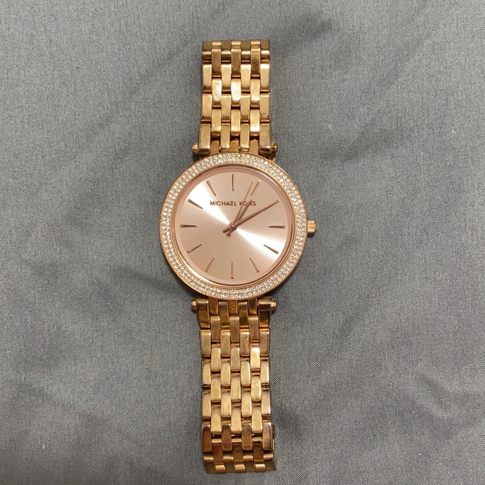 Michael Kors Darci Pav Rose Gold Watch - Gem